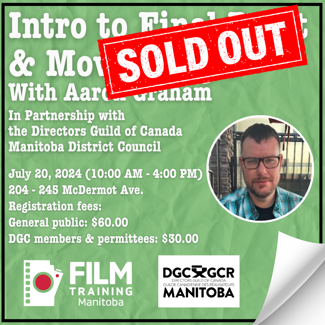 SOLD OUT: Intro to Final Draft & Movie Magic with Aaron Graham (In ...
